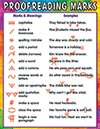 Teacher Created Resources Proofreading Marks Chart, Multi - Want It All