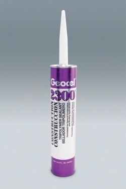 Caulk: Geocel 2300 Tripolymer Sealant White 10.3 OZ