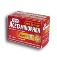 Amazon.com: Acetaminophen Caplets Extra Strength 500Mg - 100 ea: Health ...