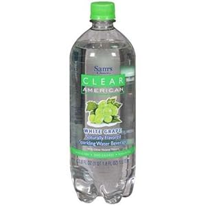 Amazon.com : Clear Choice White Grape Sparkling Water - 12 Pack : Bottled Drinking Water ...