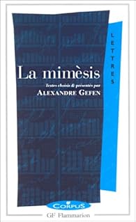 La Mimèsis - Alexandre Gefen - Babelio