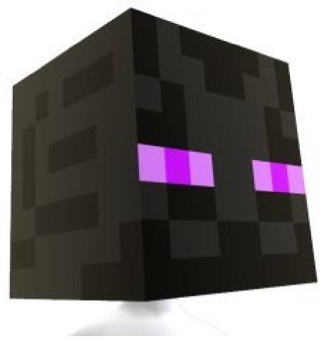 Cabeza De Enderman De Minecraft