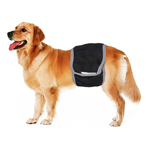 FakeFace Washable Male Dog Diaper Belly Wrap Band for Training ...