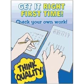 Amazon.com: Check Your Own Work Poster: Posters & Prints