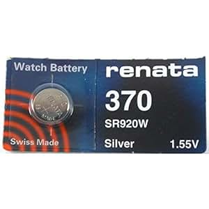 Amazon.com: #370 Renata Watch Battery: Watches