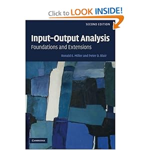 Input-Output Analysis: Foundations and Extensions: 9780521739023: Economics Books @ Amazon.com