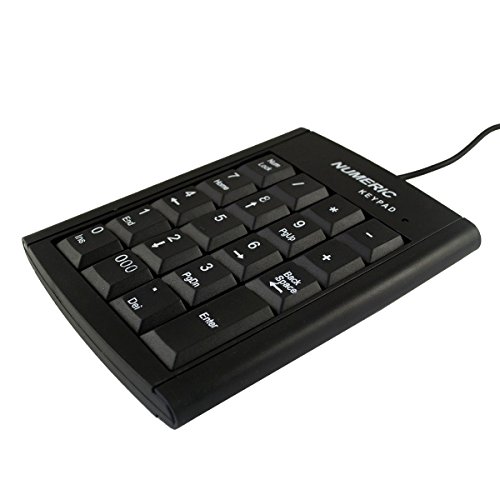 BH Body Portable Mini 19 Keys Number Numberic Keypad / USB Port Keyboard / Accounting Keyboard ...