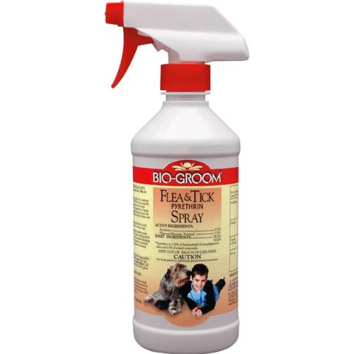 Bio-Groom Flea and Tick Pyrethrin Puppies/Kittens Spray, 16-Ounce ...