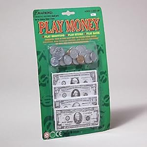 Pretend Play Money Set with Dollars and Loose Change