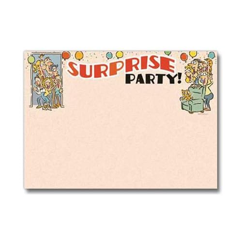 Amazon Funny Surprise Party Invitation 12 Invites 13 Envelopes