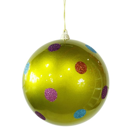 Polka Dot Christmas Ornaments