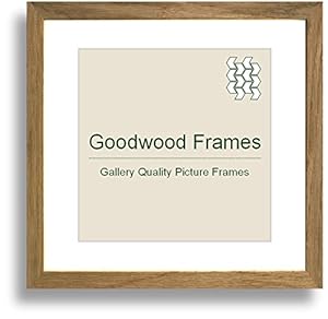 20x20 inch Natural solid oakwood picture frame - Clear Styrene: Amazon.co.uk: Kitchen & Home