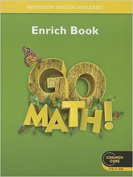 Go Math!: Student Enrichment Workbook Grade 1: HOUGHTON MIFFLIN HARCOURT: 9780547588216: Amazon ...