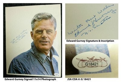 Florida Senator Representative Edward Gurney 1969-74 Signed 11x14 Photo JSA COA - Autographed ...