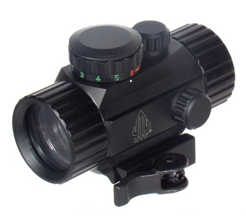*!!Cheap UTG 4-Inch Compact ITA Red/Green Circle Dot Sight with Integral QD Picatinny Mount ...