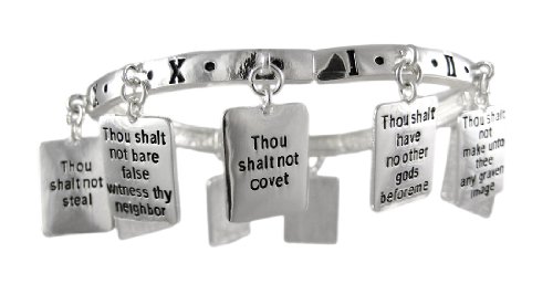 Ten Commandments Bracelet - FindGift.com