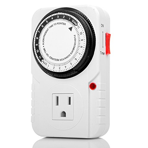 Century 24 Hour Heavy Duty Plug in Mechanical Timer Grounded EBay