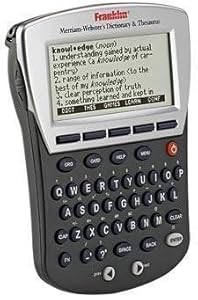 Amazon.com : Franklin Electronics MWD-1470 Merriam Webster Electronic Dictionary and Thesaurus ...