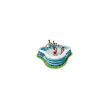 Piscine Gonflable Carre Hublot 57495