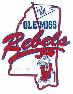 Amazon.com : NCAA Ole Miss Rebels 2D Mascot Map Magnet : Sports Related ...