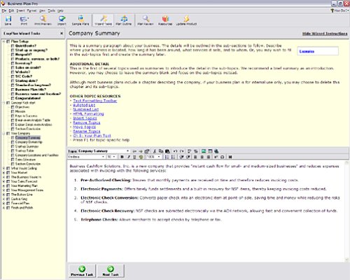Business Plan Template Nz