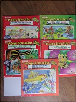 Magic School Bus Set of 5. Ups and Downs, Plants Seeds, Butterfly and ...
