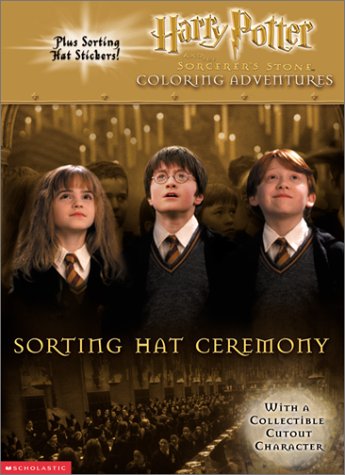 Harry Potter Sorting Hat Ceremony Coloring/Activity Book with Sticker ...