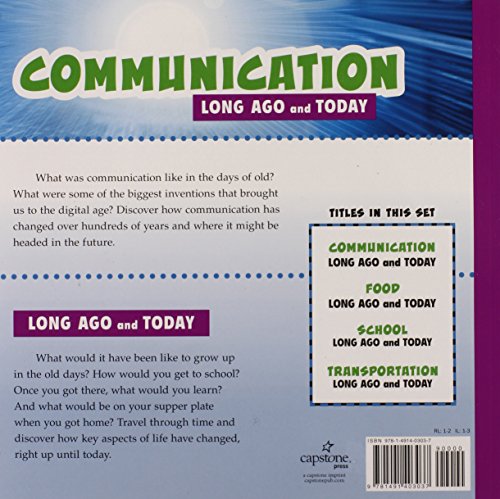 Communication Long Ago and Today Electronics Communications
