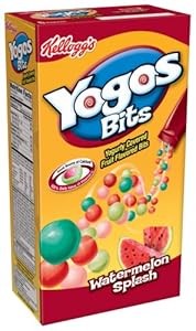 Amazon.com: Kellogg's YoGos Bits Watermelon Splash, 4.8-Ounce, 6-Count Boxes (Pack of 8)