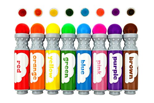 Dab and Dot Markers Set of 16 Dauber Washable Marker for Early ...