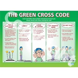 The Green Cross Code |PSHE Educational Wall Chart/Poster in high gloss ...
