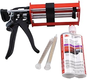 Amazon.com: 3M 08115 Panel Adhesive & 3M 08571 Manual Applicator Gun w/ ABN Sticker [Misc ...