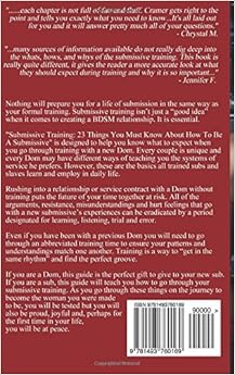 Submissive Training: 23 Things You Must Know About How To Be A Submissive. A Must Read For Any ...