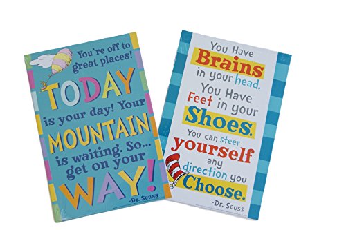 Dr. Seuss Themed Sturdy Durable Motivational Wall Posters - - Import It All