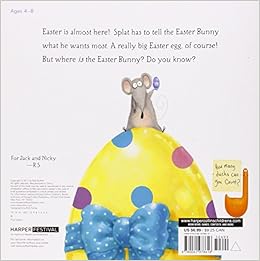 Splat the Cat: Where's the Easter Bunny?: Rob Scotton: 9780061978616 ...