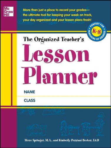 The Organized Teacher’s Lesson Planner - Harvard Book Store