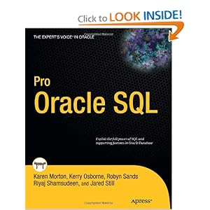 Pro Oracle SQL (Expert's Voice in Oracle)