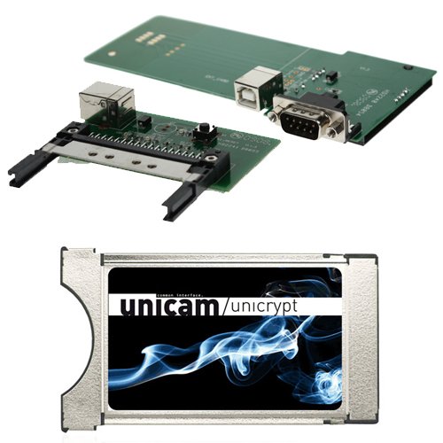 Unicam Unicrypt 2 Deltacrypt CI Modul Hardware Rev. 2.0 + Unicam Unicrypt Modul Programmer NEU ...
