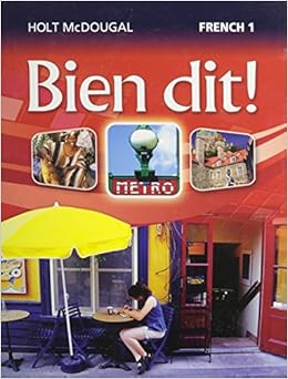Amazon.com: Bien dit!: Student Edition Level 1 2013 (French Edition ...
