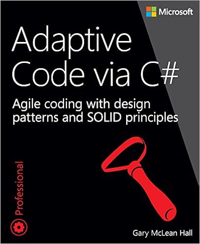 Adaptive Code Via C Agile Coding With Design Patterns And Solid Principles Developer