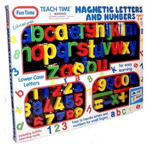 Amazon.com: Magnetic Letters and Numbers Learning Set: Toys & Games