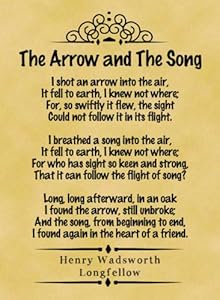Amazon.com: A4 Size Parchment Poster Classic Poem Henry Wadsworth ...