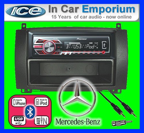 Best Choice Mercedes Vito mechless car radio Pioneer MVH 350BT ...