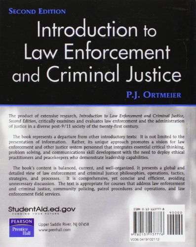 Introduction to Law Enforcement and Criminal Justice (2nd Edition ...