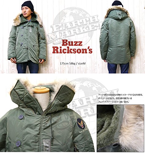 (BUZZ RICKSONS)BUZZ RICKSON’S N-3B 플라이트 재킷 밀리터리 코트 슬렌더 BR12528 :: 유니박스