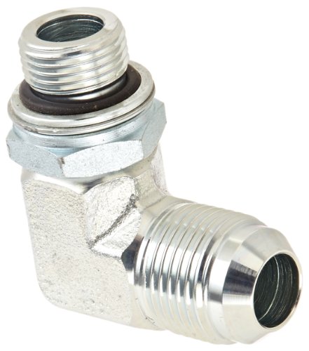 Eaton Weatherhead MC5515X10X18 Carbon Steel SAE 37 Degree (JIC) Flare-Twin Fitting, 90 Degree ...
