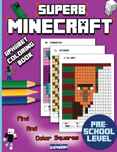 Superb Minecraft: Alphabet Coloring Book (Minecraft Activity - Import ...