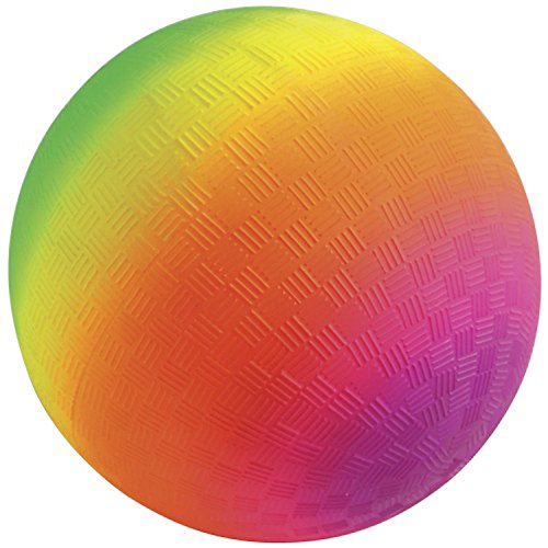 Rainbow Kickball And Clear Rainbow Beach Ball Bundle - One 18 inch ...