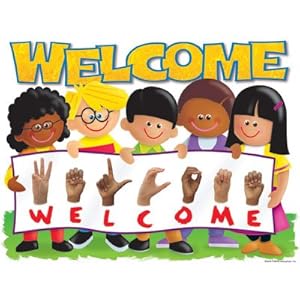 Sign Language WELCOME poster: Amazon.co.uk: Office Products