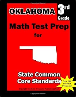 Oklahoma 3rd Grade Math Test Prep: Common Core Learning Standards ...